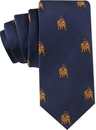 AusCufflinks Cravate dAnimaux Tissée | Cadeau pour Homme | Cravate de Travail | Cadeau dAnniversaire, Taureau en Bronze, M