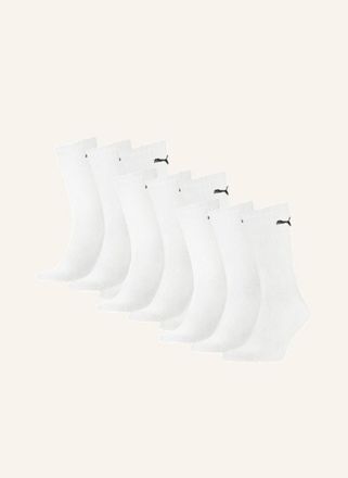 Puma 9er-Pack Sportsocken Regular Crew weiss