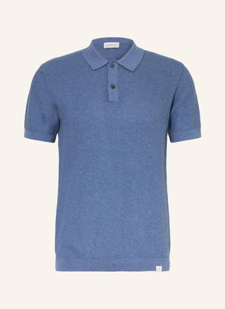 Nowadays Nowadays Strick-Poloshirt blau