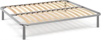 Talamo Italia Orthop&auml;discher Lattenrost mit 14 Latten, geeignet f&uuml;r ein Queensize-Bett, Made in Italy, Lattenrost aus Birkensperrholz, 140x200h34 cm - Talamo Italia