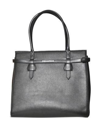 Dsquared2 sac &agrave; main &agrave; logo imprim&eacute; - Noir