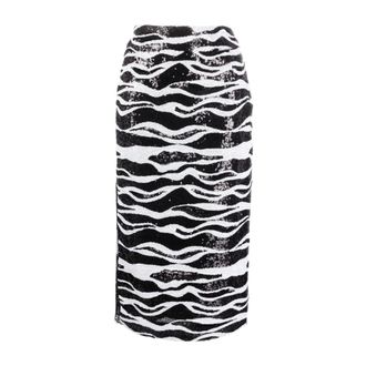 Dolce & Gabbana Femme, Jupes, Noir, Taille: 40 FR Longuette Pencil Skirt