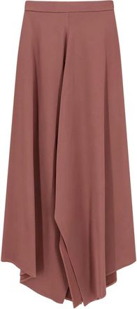 Alysi Femme, Jupes, Rose, Taille: 36 FR Asymmetrical Midi Skirt