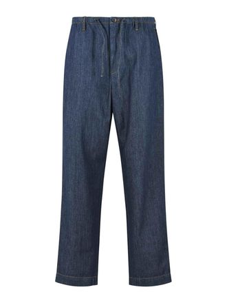 Dries Van Noten Pantalons D&eacute;contract&eacute;s - Bleu