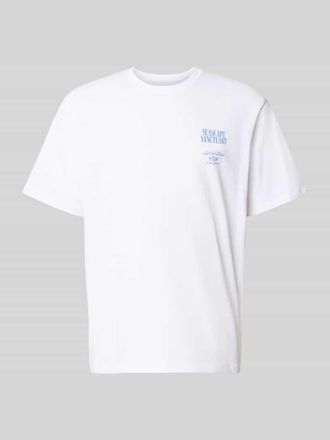Jack & Jones Relaxed Fit T-Shirt mit Statement-Print Modell Photo