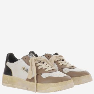 Autry Mens Leather Sneakers Multicolour Trainers