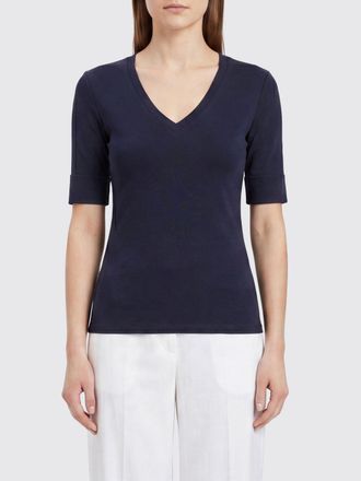 Lauren Ralph Lauren T-shirt en coton stretch &agrave; col en V et manches courtes