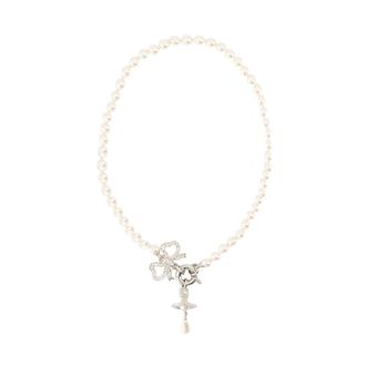 Vivienne Westwood Rigoberta Perlenkette - - Accessories - Damen - Grau - ONE SIZE