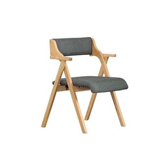 SoBuy Chaise Salle à Manger Pliante en Bois avec Coussin - Chaises de Cuisine et Chaise de Salon Pliable Confortable, Chaises Bois pour Bureau ou Jardin, Ga