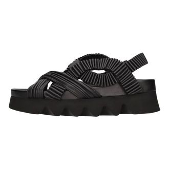 Patrizia Bonfanti Femme, Chaussures, Noir, Taille: 37 EU Flat Sandales