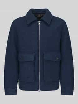 Selected Hemdjacke mit Zweiwege Rei&szlig;verschluss