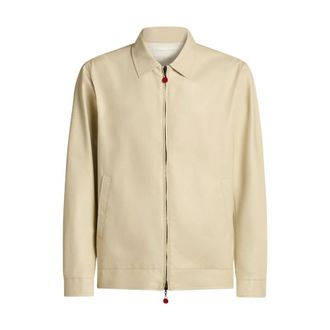 Kiton Lammleder Bomberjacke - - Jackets - Herren - Beige - 2XL