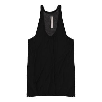 Rick Owens Open Pony Tank - - Tops - Herren - Schwarzk - L
