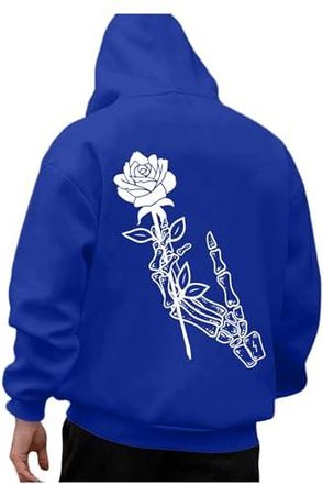 Generic Sweat a Capuche Homme Sweatshirt Hooded Sweats &agrave; Capuche Homme avec Impression 3D Digitale, Pull &agrave; Manches Longues pour Look D&eacute;contract&eacute;