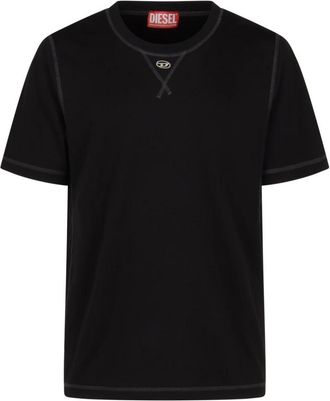 Diesel Homme, Tops, Noir, Taille: XL T-Madjust-Tr T-Shirt