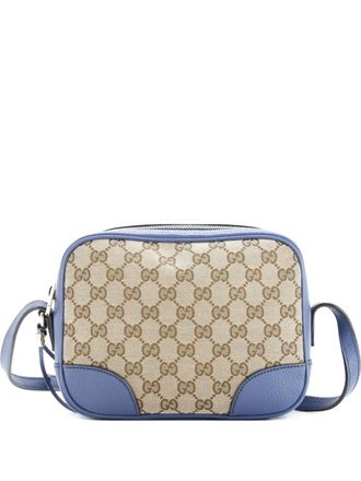 Gucci Bree Disco GG Canvas with Leather Mini crossbody bag - Bleu