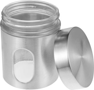 Angoily 1 Stk Vorratsbehälter Aus Edelstahl Metalldose Mit Deckel Küchenkanister Kaffeehalter Luftdicht Vorratsdose Bonbonsdose Lebensmittelbehälter Glas Rost