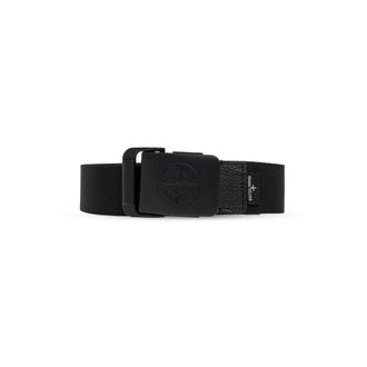 Stone Island Homme, Accessoires, Noir, Taille: 100 CM Logo Belt