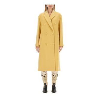 Isabel Marant Theodore Coat - - Coats - Damen - Gelb - M