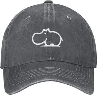 Generic Hippopotames Mignons Homme Femme Chapeau De Cowboy L&eacute;ger Casquette Trucker S&eacute;chage Rapide Trucker Caps pour Golf Toutes Les Saisons Ext&eacute;rieur