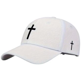 Generic Casquette de baseball brodée pour homme et femme - Chapeau de pêche décontracté et réglable - 2026, blanc, Taille unique