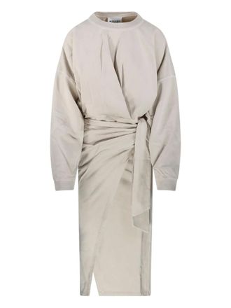 Isabel Marant robe mi-longue Sandrina - Tons neutres