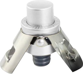Generico Stainless Steel Champagne Bottle Stoppers | Champagner-Stopper mit Pumpe und doppelten Pickeln; langlebige Weingl&auml;ser zum Konservieren von Blasen, per