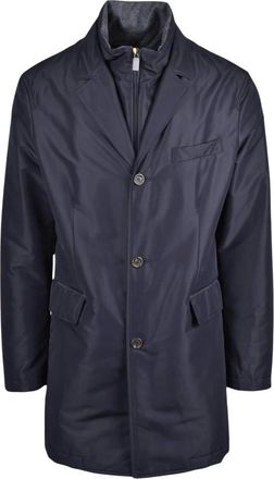 Canali Giaccone - Homme - Manteaux - Bleu - Taille: XL