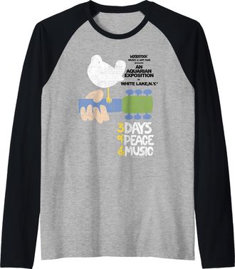 Woodstock Chimes Woodstock 3 Days of Peace Raglan