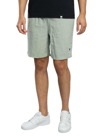 Pretty Green Islington Rayon Shorts, Gr&uuml;n