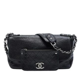 Chanel Pre-owned Vintage Schultertasche - - Pre-owned - Damen - Schwarzk - ONE SIZE