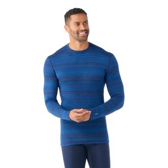 Smartwool Classic Thermal Merino Baselayer mit Rundhalsausschnitt für Herren, Dunkelmarineblau, XL