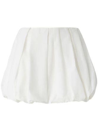 Pinko Voluminöser Rock mit Falten - Weiß