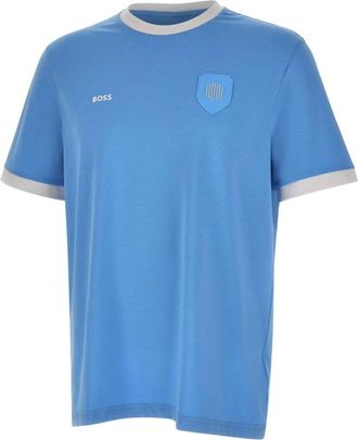 HUGO BOSS Homme, Tops, Bleu, Taille: M Ts_Bb BC Lux Tee