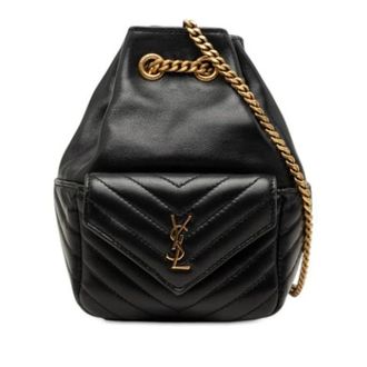 Saint Laurent Pre-owned Cuir sacs-ports-paule - Femme - Pre-owned - Noir - Taille: ONE Size