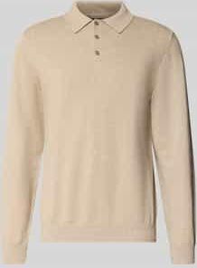 Mc Neal Regular Fit Strickpullover aus Baumwoll-Mix mit Kaschmir-Anteil