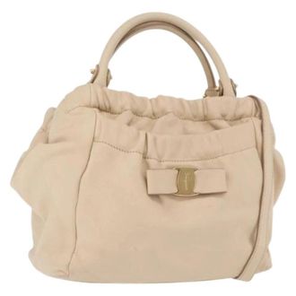 Ferragamo Pre-owned Hand Bag - - Pre-owned - Damen - Beige - ONE SIZE