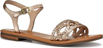Geox Damen D Sozy S A Slide Sandal, Lt Gold, 38.5 EU
