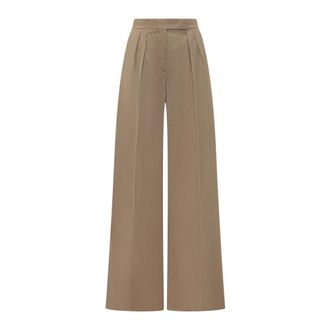 Max Mara Femme, Pantalons, Brun, Taille: 36 FR Mxmquorum Pantalone