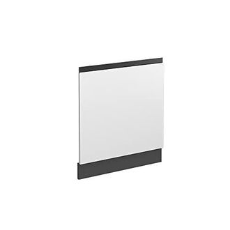 Vicco fa&ccedil;ade R-Line, Blanc/Anthracite, 60 cm J-Shape, sans Plan de Travail