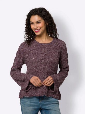 Heine Strickpullover Pullover Langarm Ajour