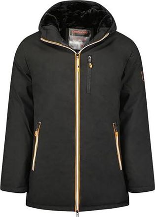 Geographical Norway Cassim Men - Doudoune Homme Capuche - Chaude Matelassee Automne Hiver - Veste Manteau Chaud - Blouson Ski Coupe Vent Manches Longues Rembourrage - Par