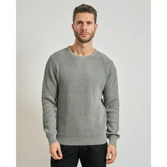 Yes-Zee YES Zee, Homme, Pulls, Gris, Taille: M Pull Vertical &agrave; C&ocirc;tes