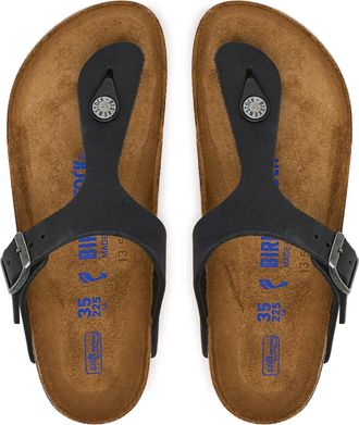 Birkenstock Zehentrenner Birkenstock Gizeh SFB LENB 1019015 Schwarz