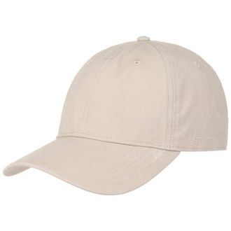 Stetson Ducor Sun Guard Fullcap Herren Baseballcap aus Bio-Baumwolle nachhaltig Fr&uuml;hjahr Sommer Cap mit Sonnenschutz UV 40 Stonewashed-Look Outdoorcap beige X