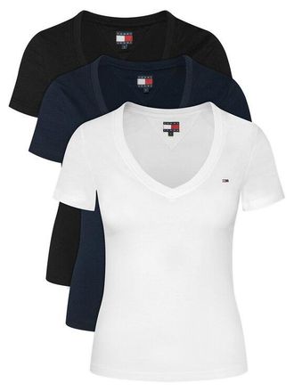 Tommy Jeans T-Shirt-Set DW0DW23005 Bunt Slim Fit