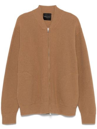Roberto Collina cardigan en laine - Marron