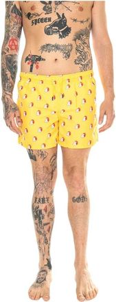 Happy Socks Badehose Bunny - - Swimwear - Herren - Gelb - S