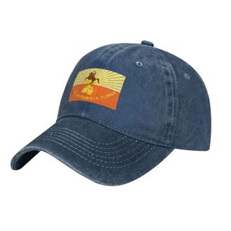 Generic Drapeau De Jacksonville, Floride Femme Homme Trucker Caps Athl&eacute;tique Chapeau De Cowboy D&eacute;contract&eacute; Casquette De Baseball pour Toutes Les Saisons Ext&eacute;r