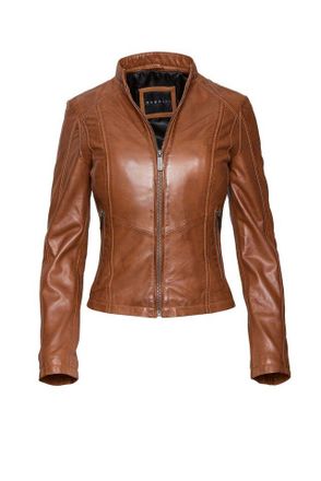 Bugatti Lederjacke BULady-114 (1-St) aus weichem Leder